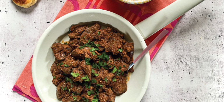 Creamy amasi chicken livers | Rediscover Dairy